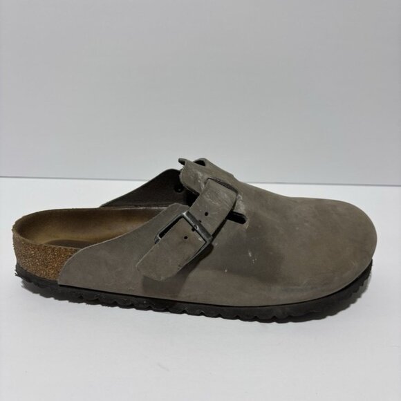 Birkenstock | Shoes | Birkenstock Mens Boston Bs Clog Iron Leather Size ...